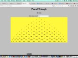 Php Javascript Pascal Triangle Tutorial Robert James Metcalfe Blog