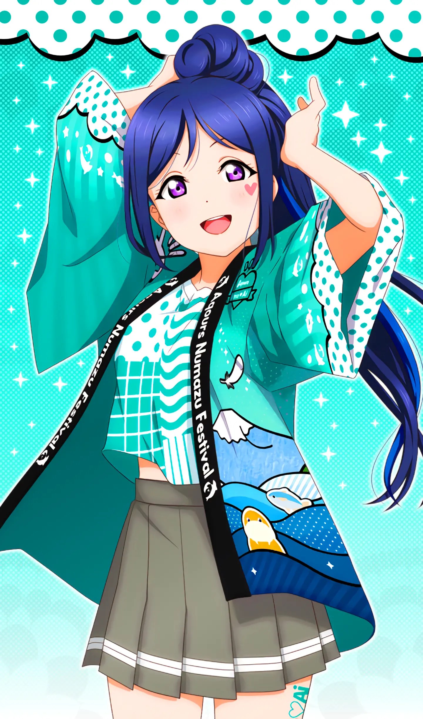 Aqours Numazu Festival Set with pfps, wallpapers, and banners! – Roguetoad Studios