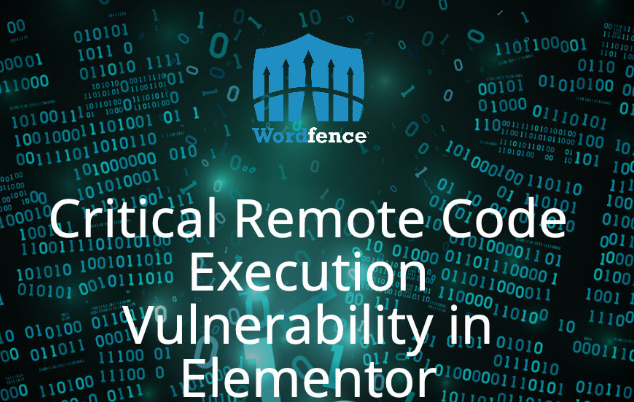 Elementor Critical Remote Code Execution Vulnerability Ron The Web Guy