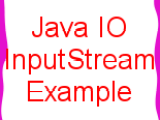 Java Io Inputstream Example