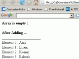 Array Empty