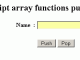 Javascript Array Functions Push