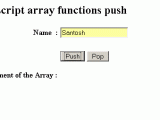 Javascript Array Functions Push
