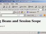 Using Beans And Session Scope