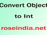 Convert Object To Integer Object In Java