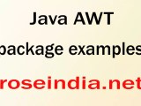 Java Awt Package Example