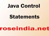 Java Control Statements