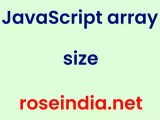 Javascript Array Size