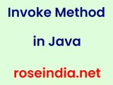 Invoke Method In Java