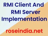 Rmi Client And Rmi Server Implementation