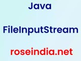 Java Fileinputstream