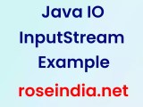 Java Io Inputstream Example