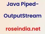 Java Pipedoutputstream