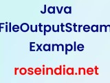 Java Filteroutputstream Example