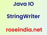 Java Io Stringwriter