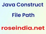 Java Construct File Path