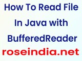 How To Read File In Java With Bufferedreader