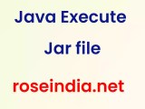 Java Execute Jar File