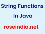 String Functions In Java