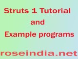 Struts 1 Tutorial And Example Programs