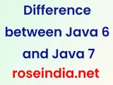 Difference Between Java 6 And Java 7