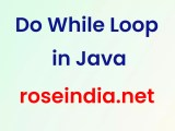 Do While Loop In Java