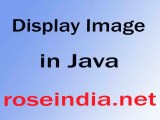 Display Image In Java