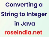 Converting A String To Integer In Java