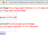 Spring 3 Mvc Validation Example