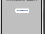Methods In Objective C