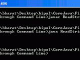 How To Read String From Command Line In Java