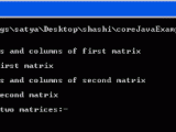 Matrix Addition In Java