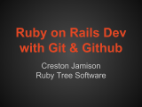 Ruby On Rails Development With Git And Github Ruby Tree Software