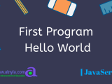 First Program In Javascript How To Write Hello World