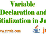 Java Variable Declaration And Initialization Best Practices