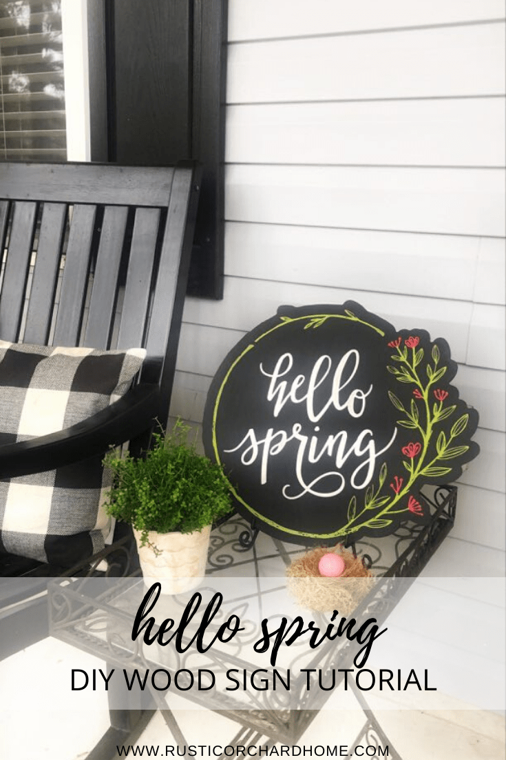Home Decor Home & Living Hello Spring Small Sign Wall Decor etna.com.pe