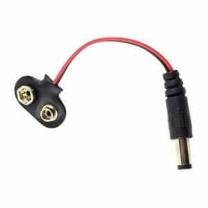 9v Battery Snap Connector With DC Jack Male For Arduino - Rytronics.in