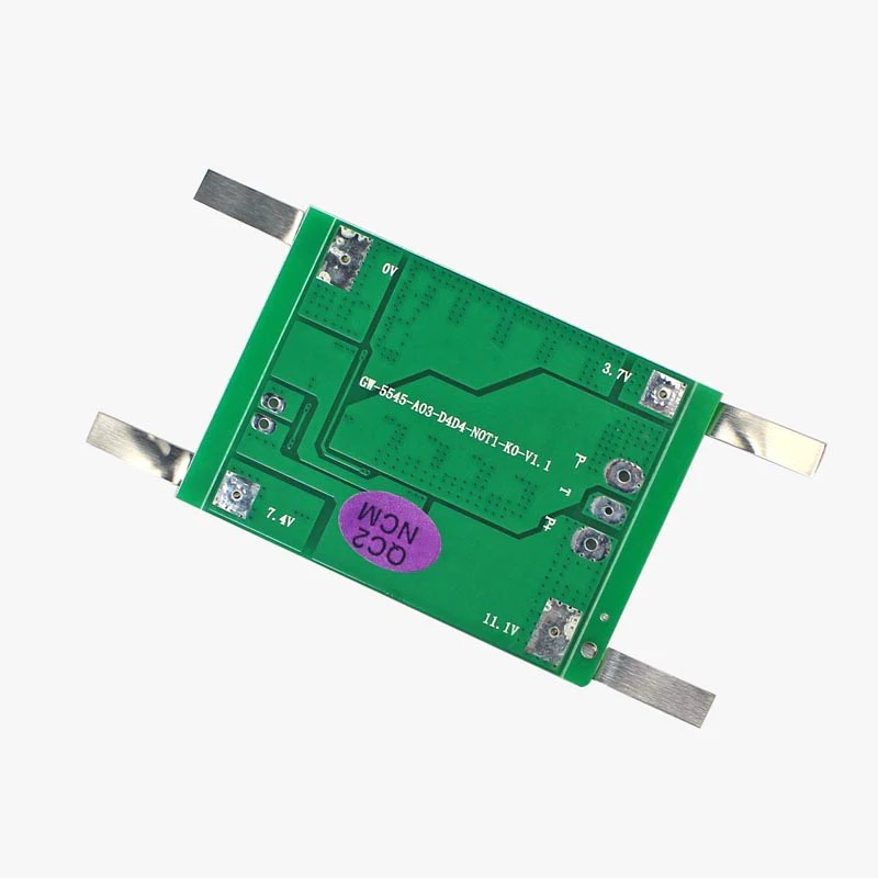 3S 6A Battery Protection BMS Module With Nickel Strip For 3.7V NMC ...