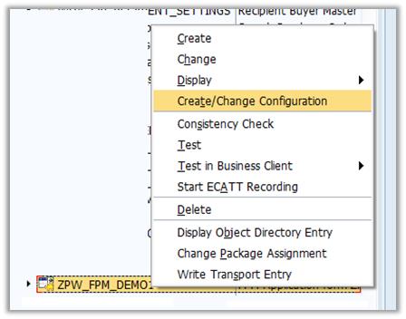 Create/Change Configuration - My Experiments with ABAP
