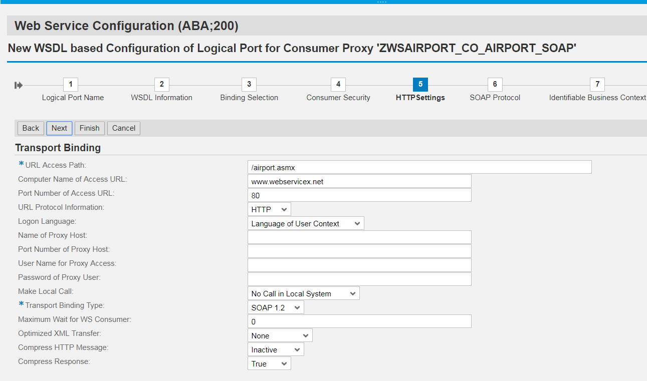 http setting - My Experiments with ABAP
