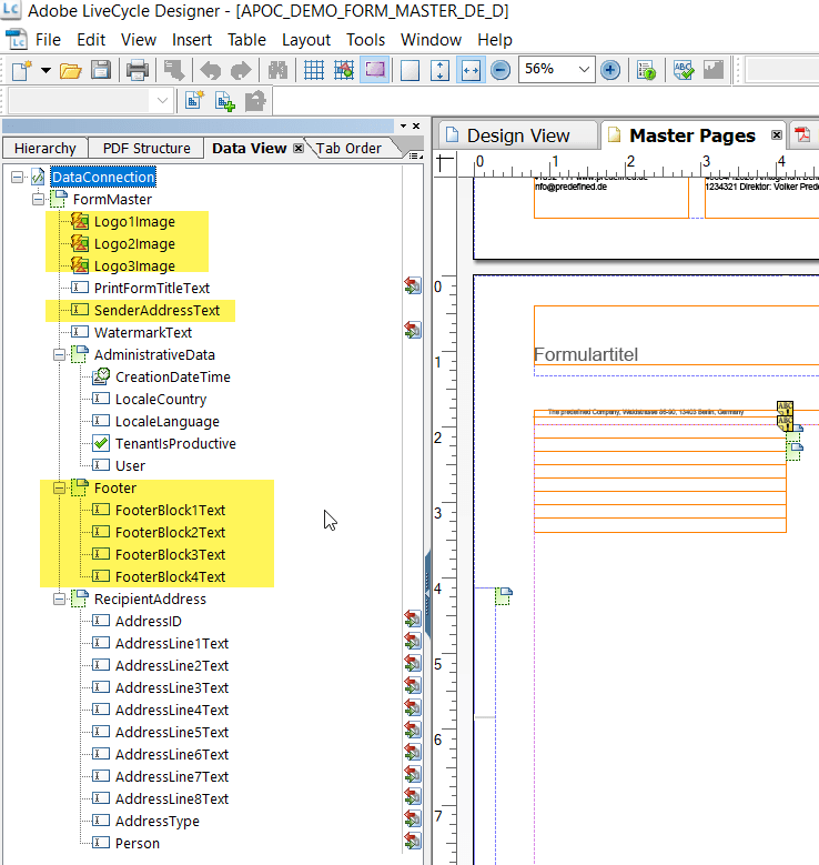 S4 HANA Output Management - Master Form Layout (Contd) - My Experiments ...
