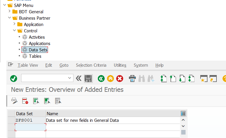 dataset - My Experiments with ABAP