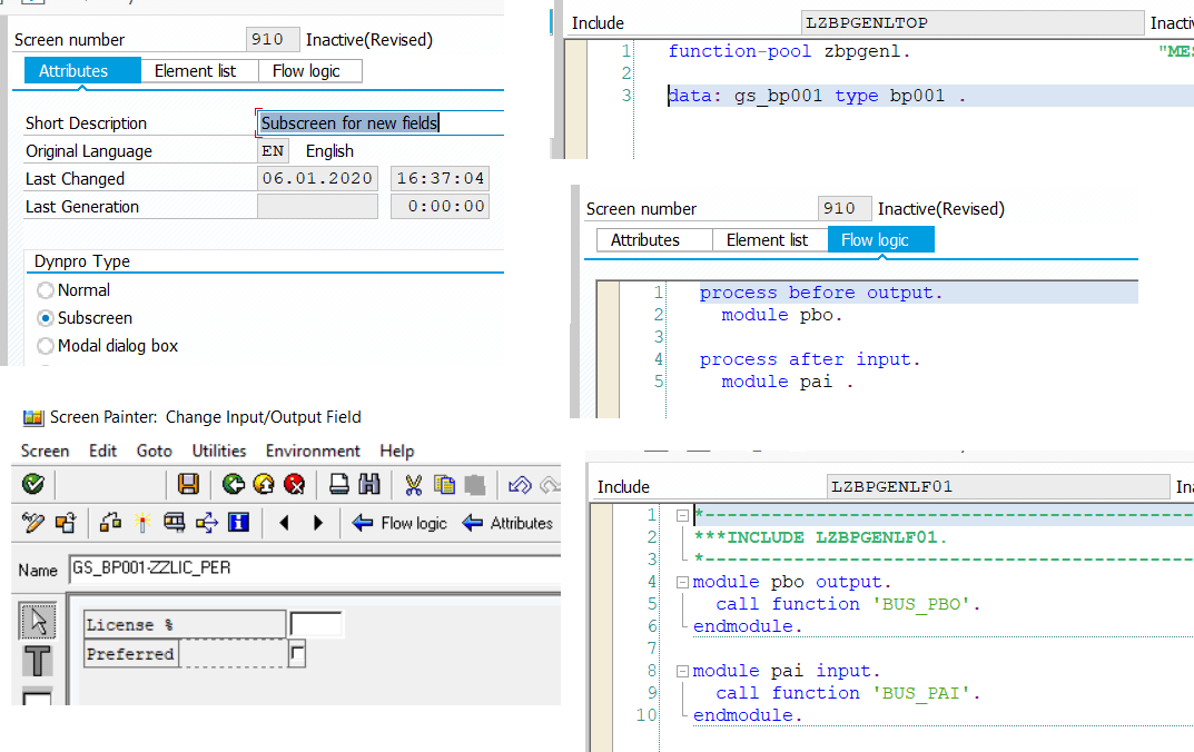 screen - My Experiments with ABAP