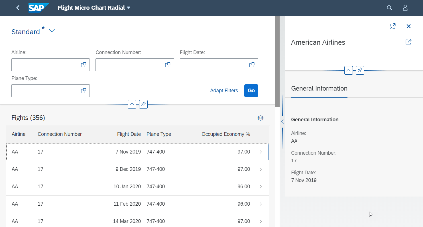 Fiori Elements List Report – Visualising Data-Radial Micro Chart - My Experiments with ABAP
