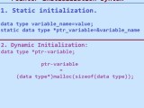 Pointer Initialization Syntaxin C Programming