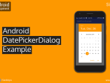 Android Datepickerdialog Example Sanktips