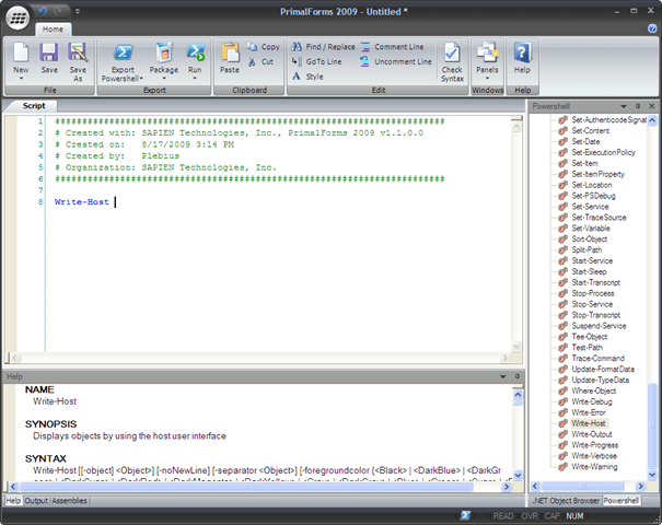 PrimalForms 2009 goes beyond just a forms editor - SAPIEN Blog