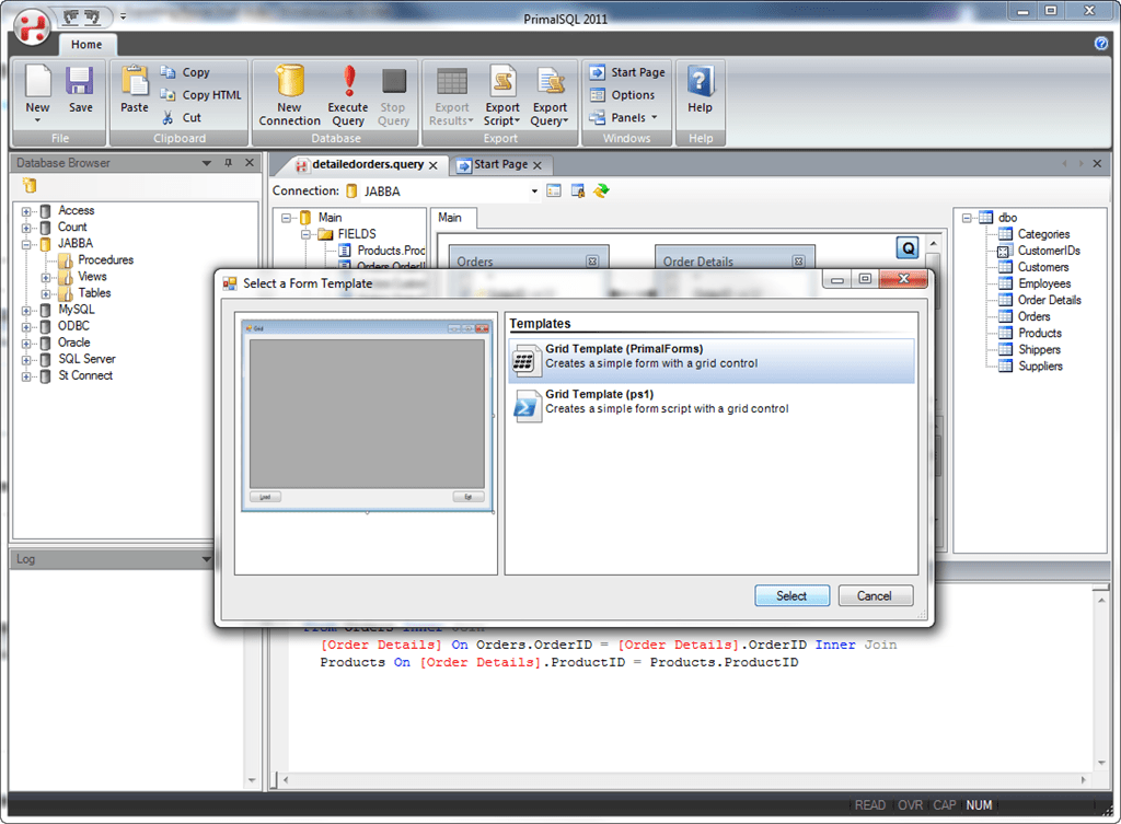 Feature Peek 2011: PrimalSQL – Exporting PowerShell GUIs - SAPIEN Blog
