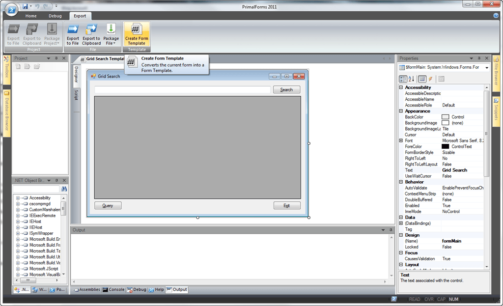 Feature Peek 2011: PrimalForms – Form Templates - SAPIEN Blog