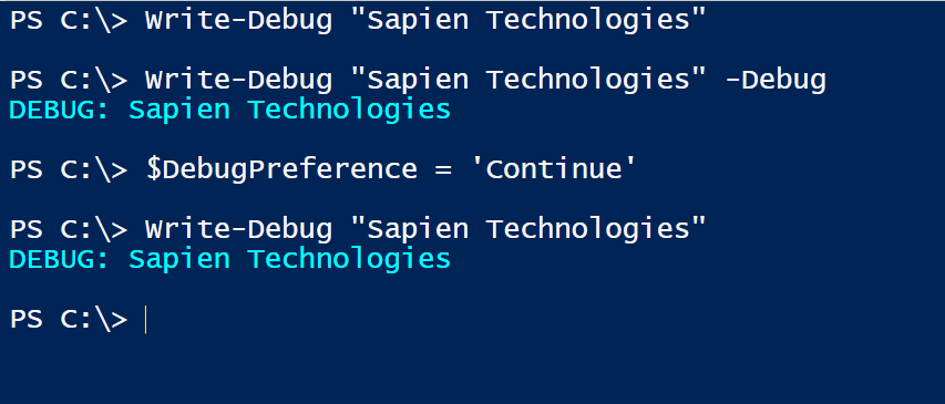 Powershell Write Cmdlets Sapien Blog
